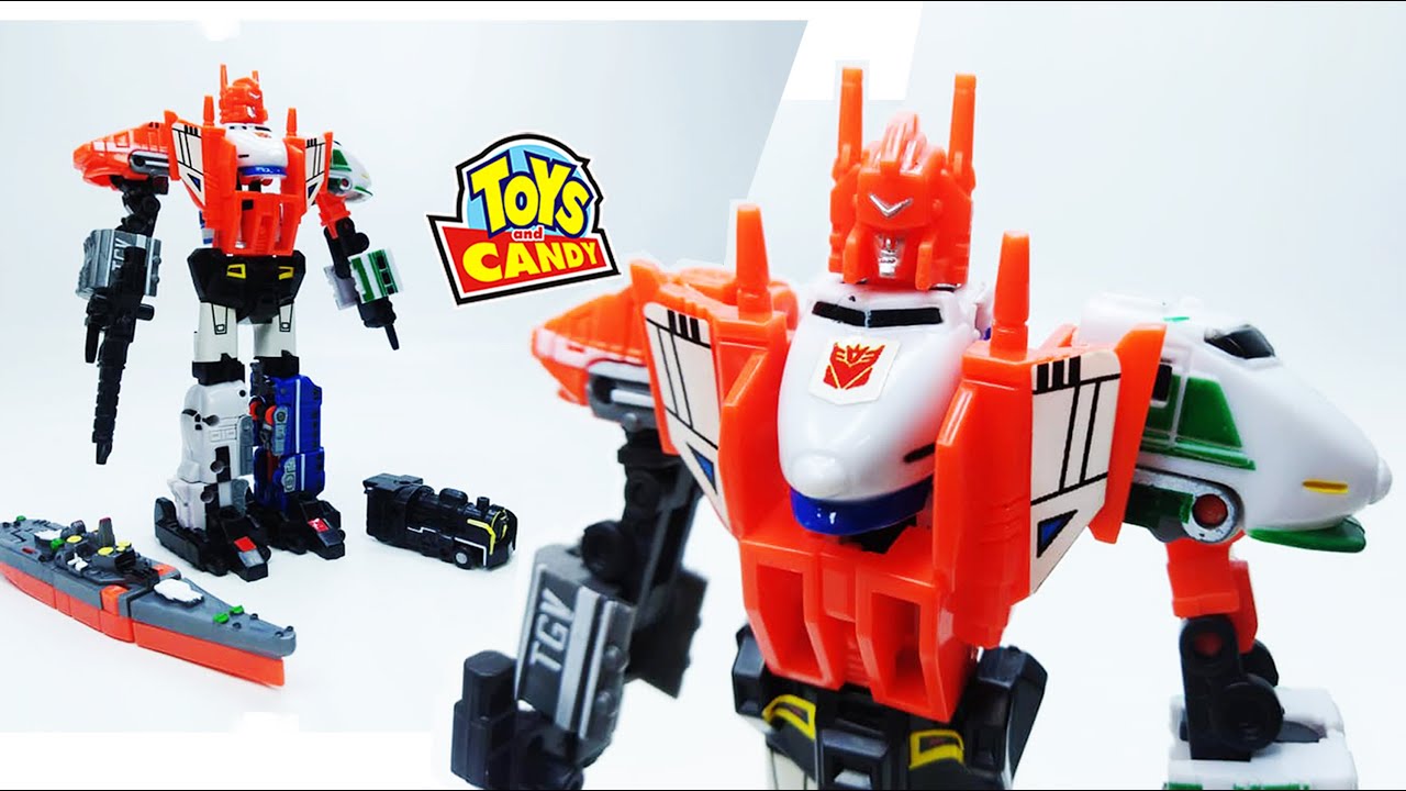 หุ่นยนต์รถไฟ 6 รูปแบบรวมร่าง Transformers Combiner Micromaster SIXLINER ...
