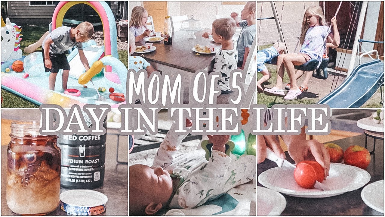 DAY IN THE LIFE! - Mom Of 5 *First Day Of Summer! REAL LIFE - YouTube