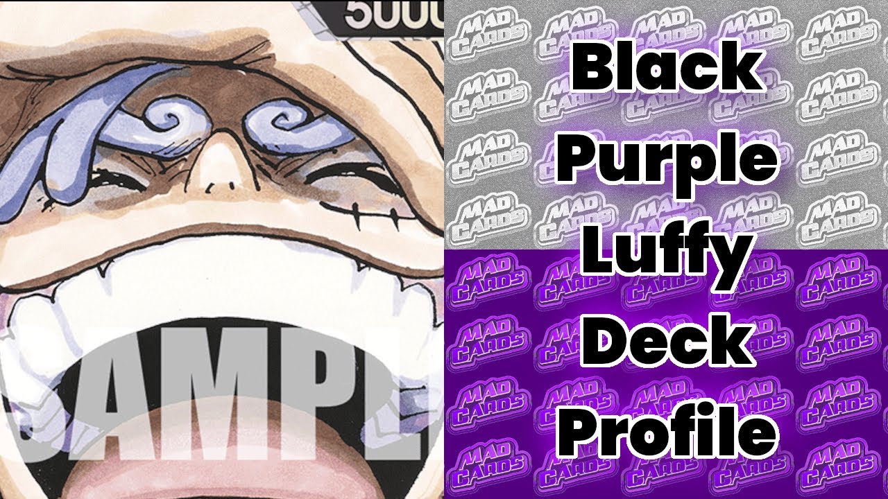 NEW META CONTENDER | BLACK PURPLE LUFFY DECK PROFILE | One Piece TCG ...