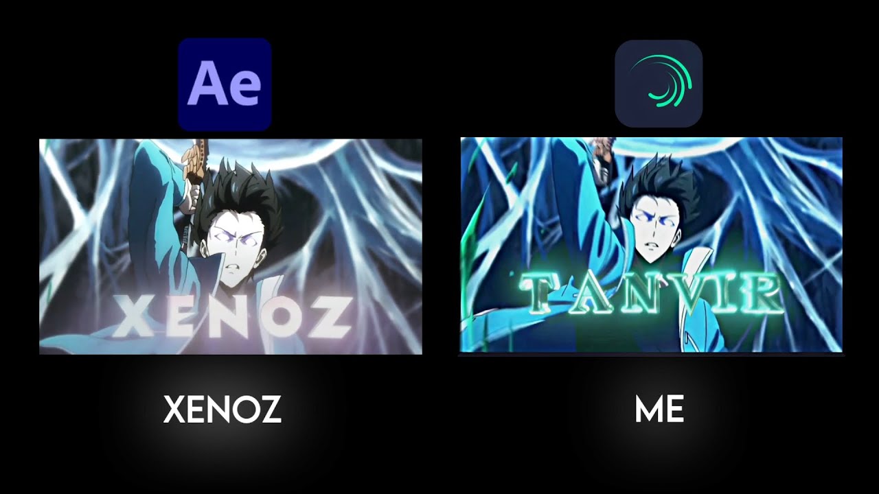 After Effect Vs Alight Motion - Xenoz remake [Amv/Edit] - YouTube