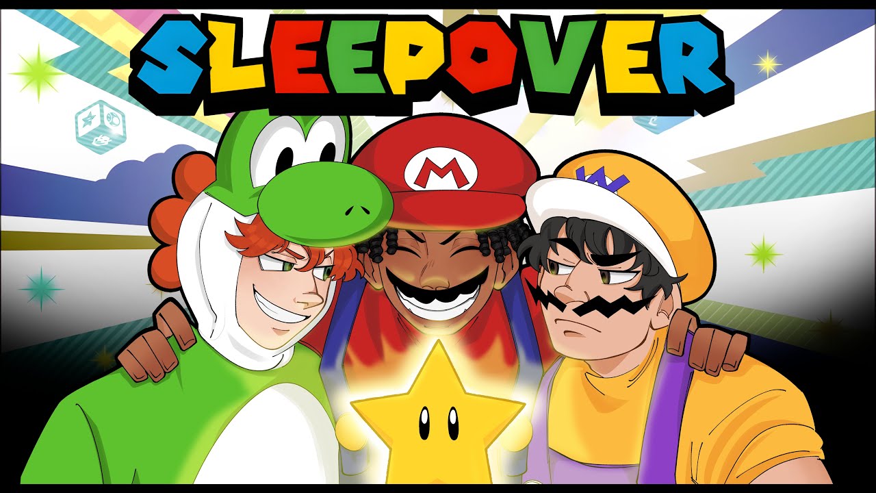 Boys Night Mario Sleepover Stream! - YouTube