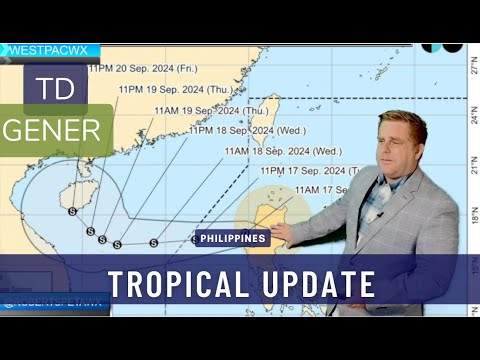 Gener moves over the Philippines, flood threat continues with the ...