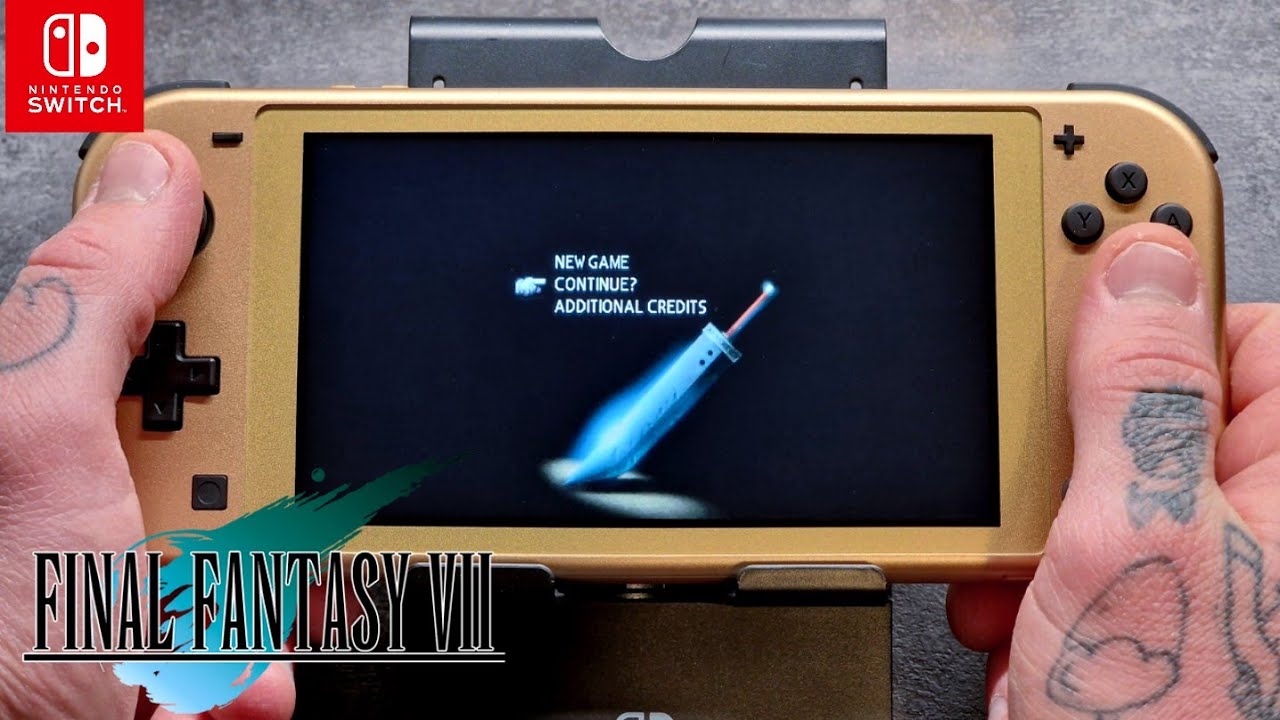 Final Fantasy VII Nintendo Switch Lite Gameplay - YouTube