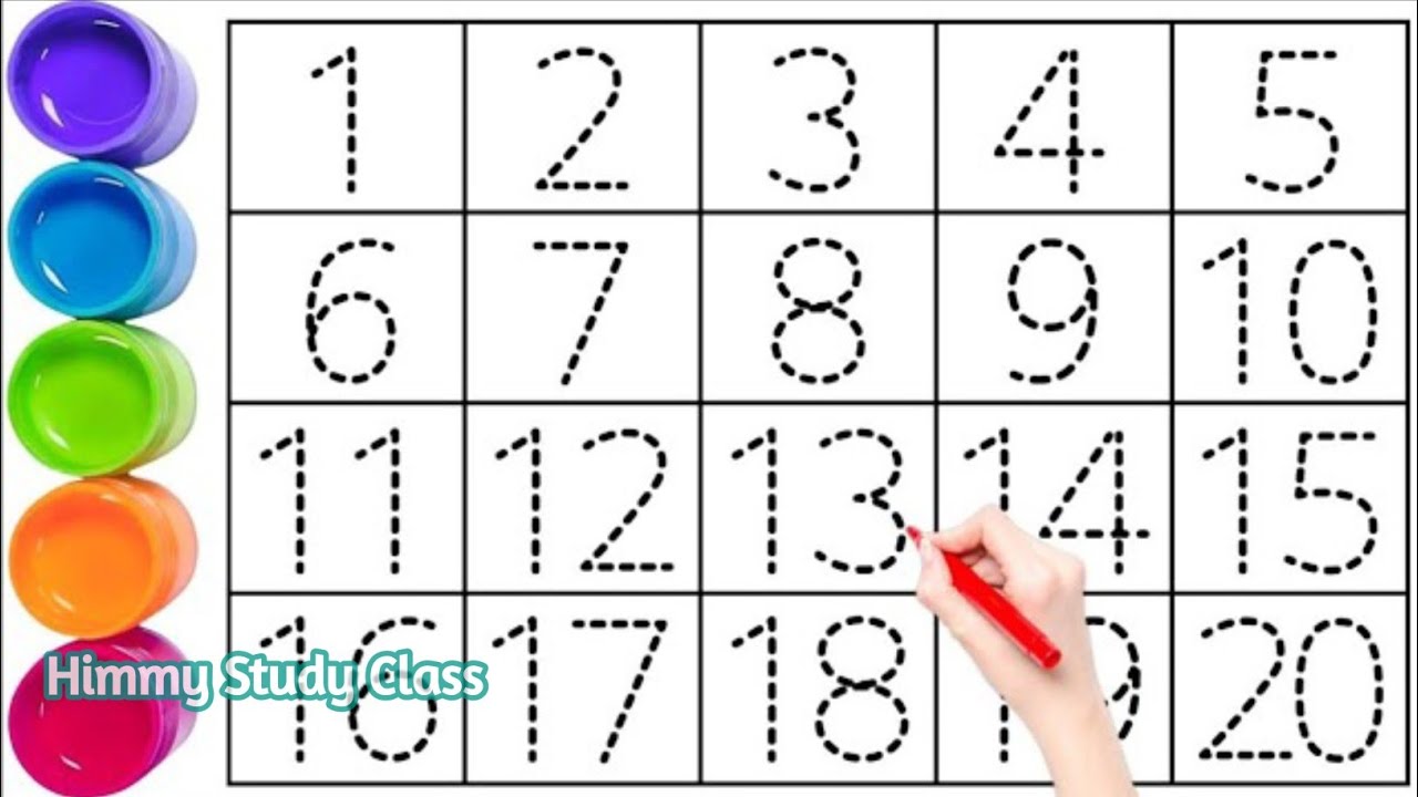 Learn To Counting 1 To 100 | 123 Numbers | One Two Three,1 से 100 तक ...