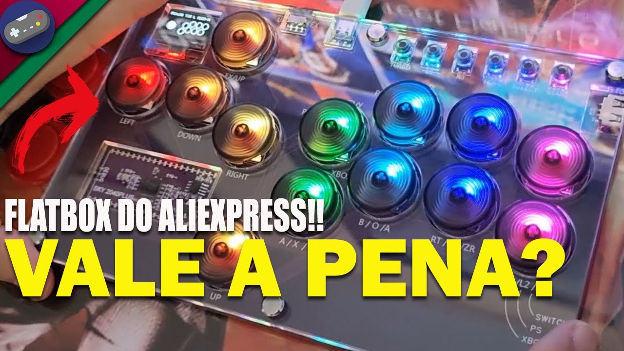 FLATBOX! A HITBOX de MELHOR CUSTO BENEFÍCIO para quem quer COMEÇAR nos ...
