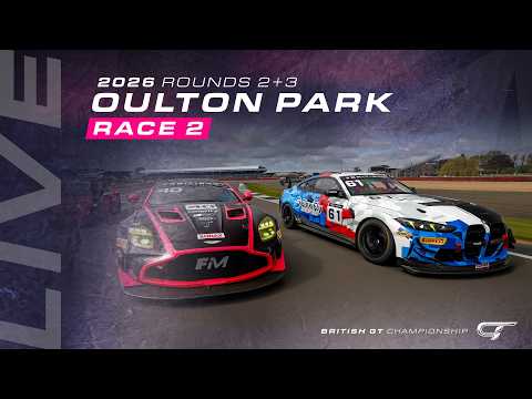 LIVE | Race 2 | Oulton Park | British GT 2026