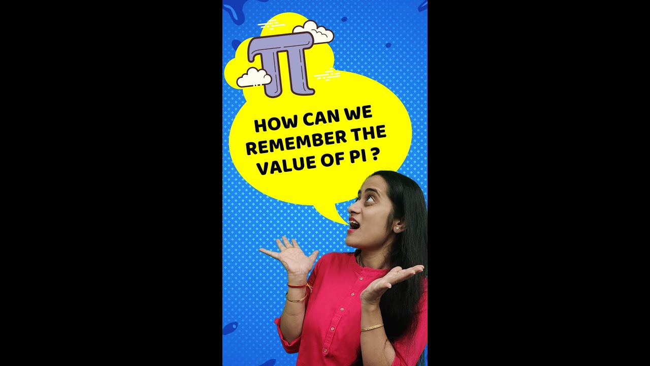 How can we remember the value of Pi ? Popular Memory tip | #shorts # ...