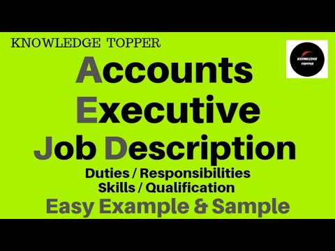 Account Executive Job Description | Account Executive Roles and ...