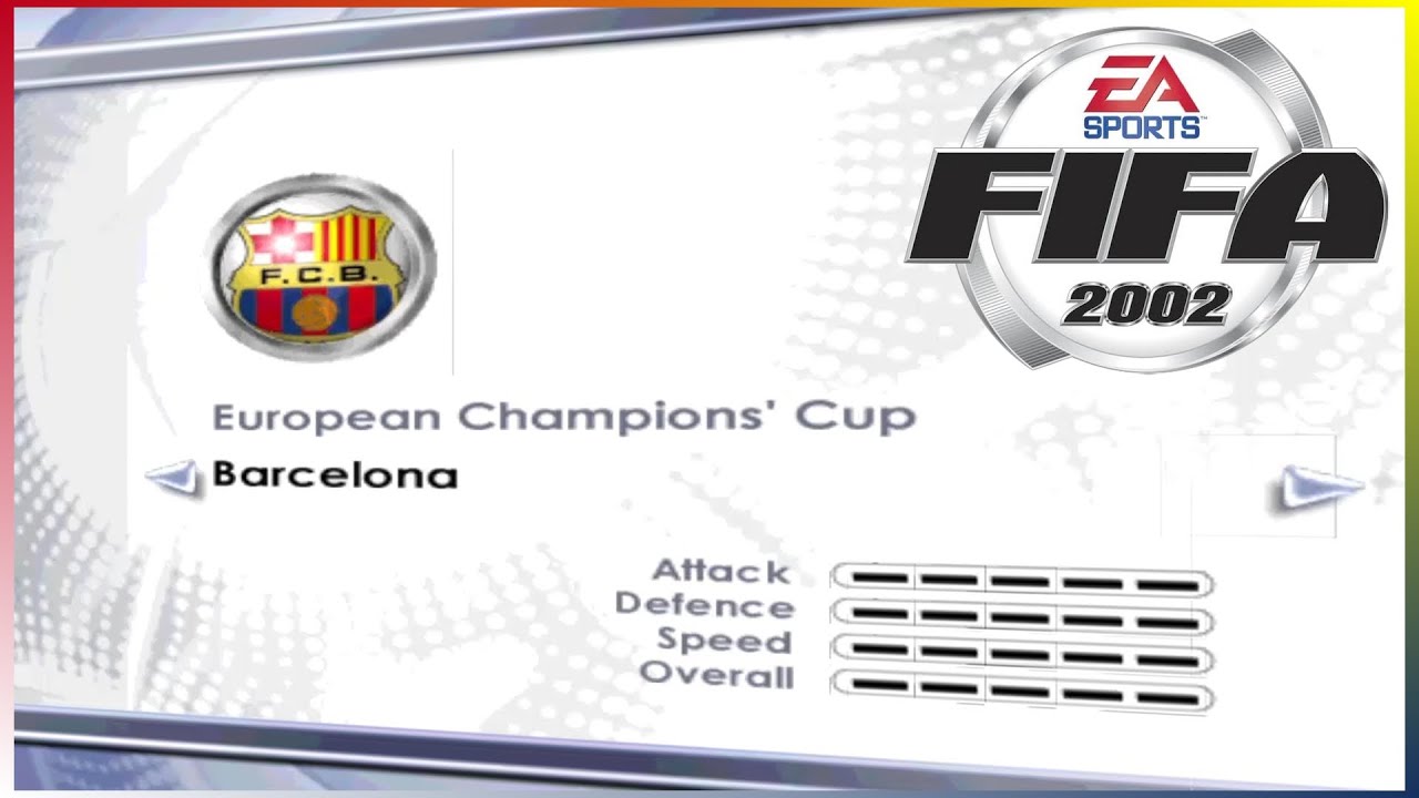 [PC] | FIFA 2002 | CHAMPIONS LEAGUE / ECC | FC BARCELONA | PROFESSIONAL ...