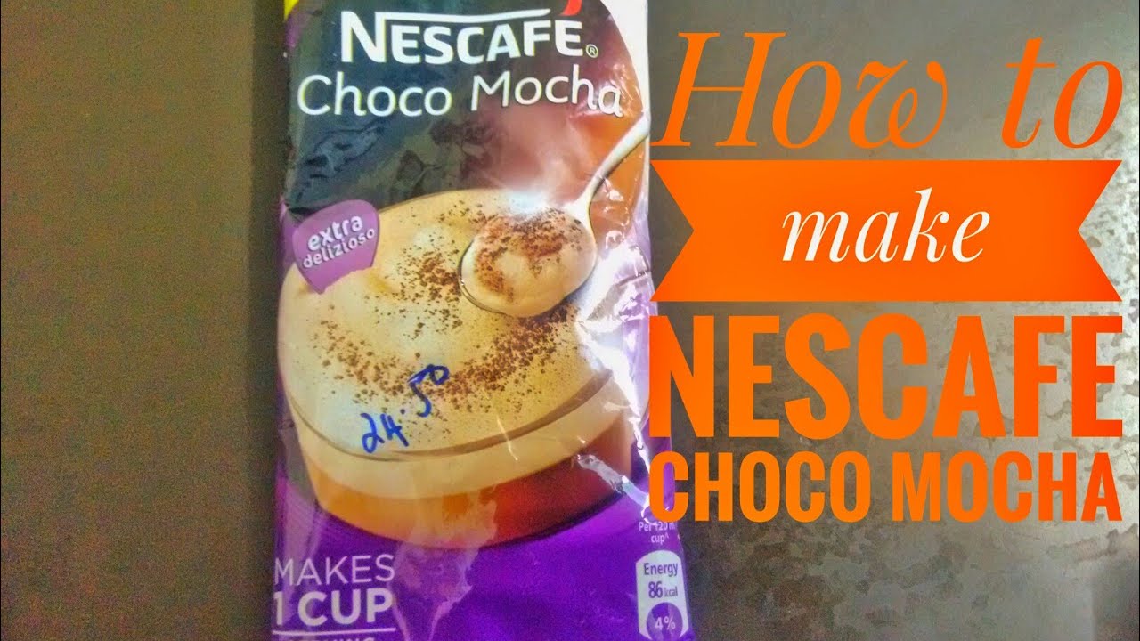 How to make Nescafe choco mocha |nescafe| - YouTube