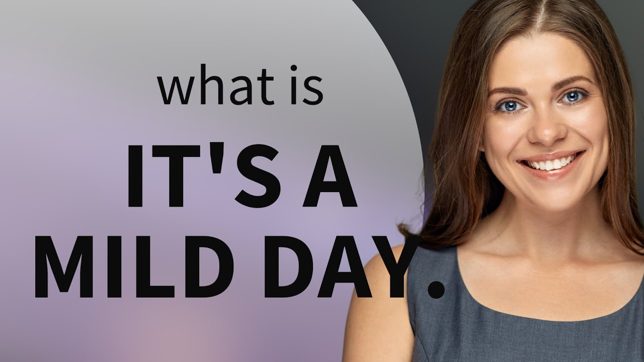 Understanding the Phrase "It's a Mild Day": An English Language Guide ...