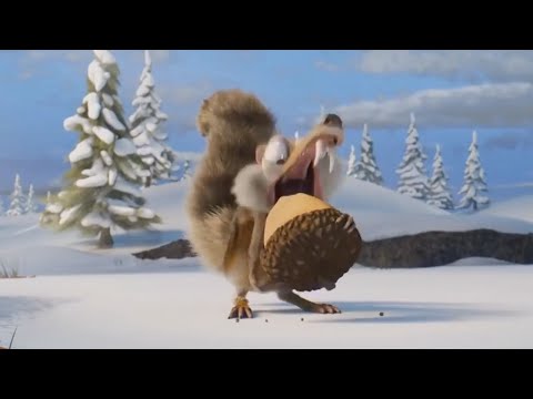 Scrat finally eats his acorn