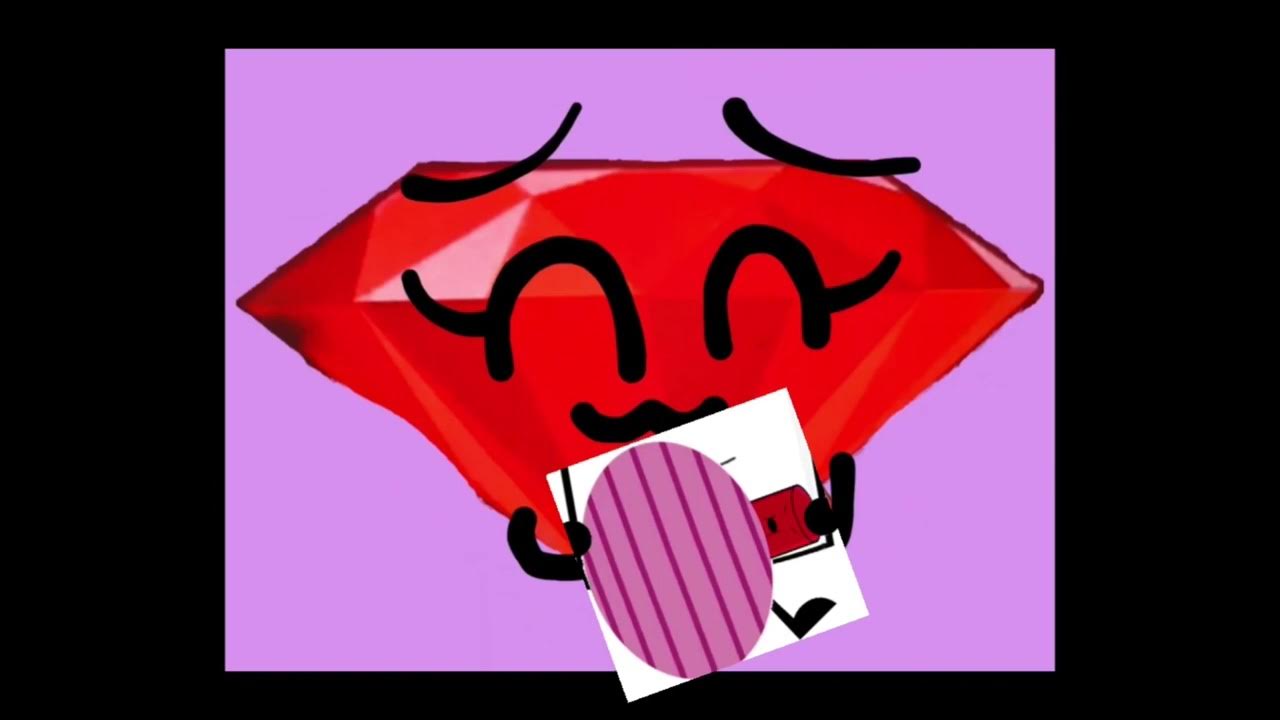 BFDI Ruby Baby Chalky Red Inflation - YouTube