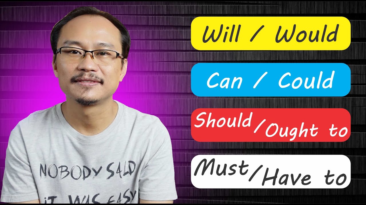 Learn Modal Verbs - Can / Could / Will / Would / Should / Ought to ...