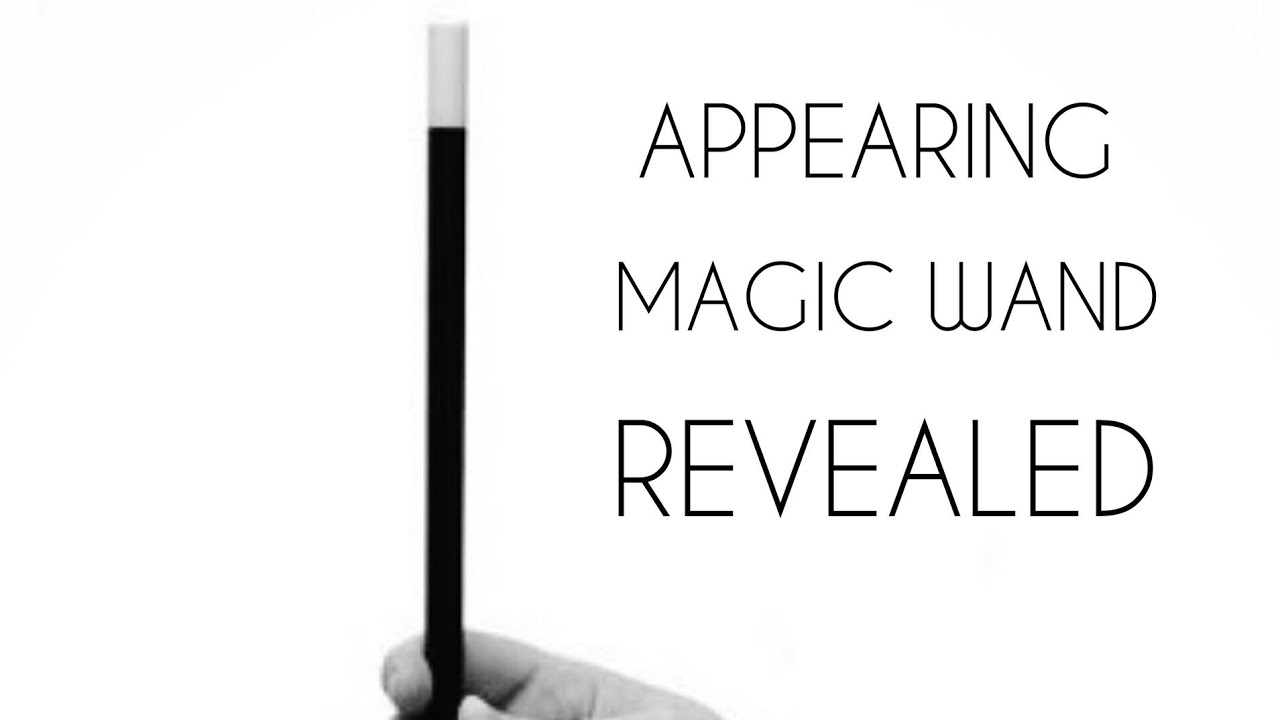 Magic trick revealed - Appearing wand - YouTube