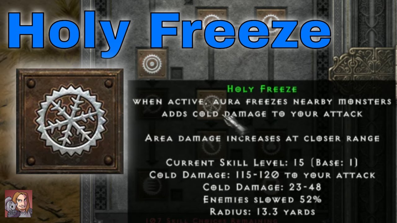 D2R Skills & Abilities - Holy Freeze, Offensive Auras (Paladin) - YouTube
