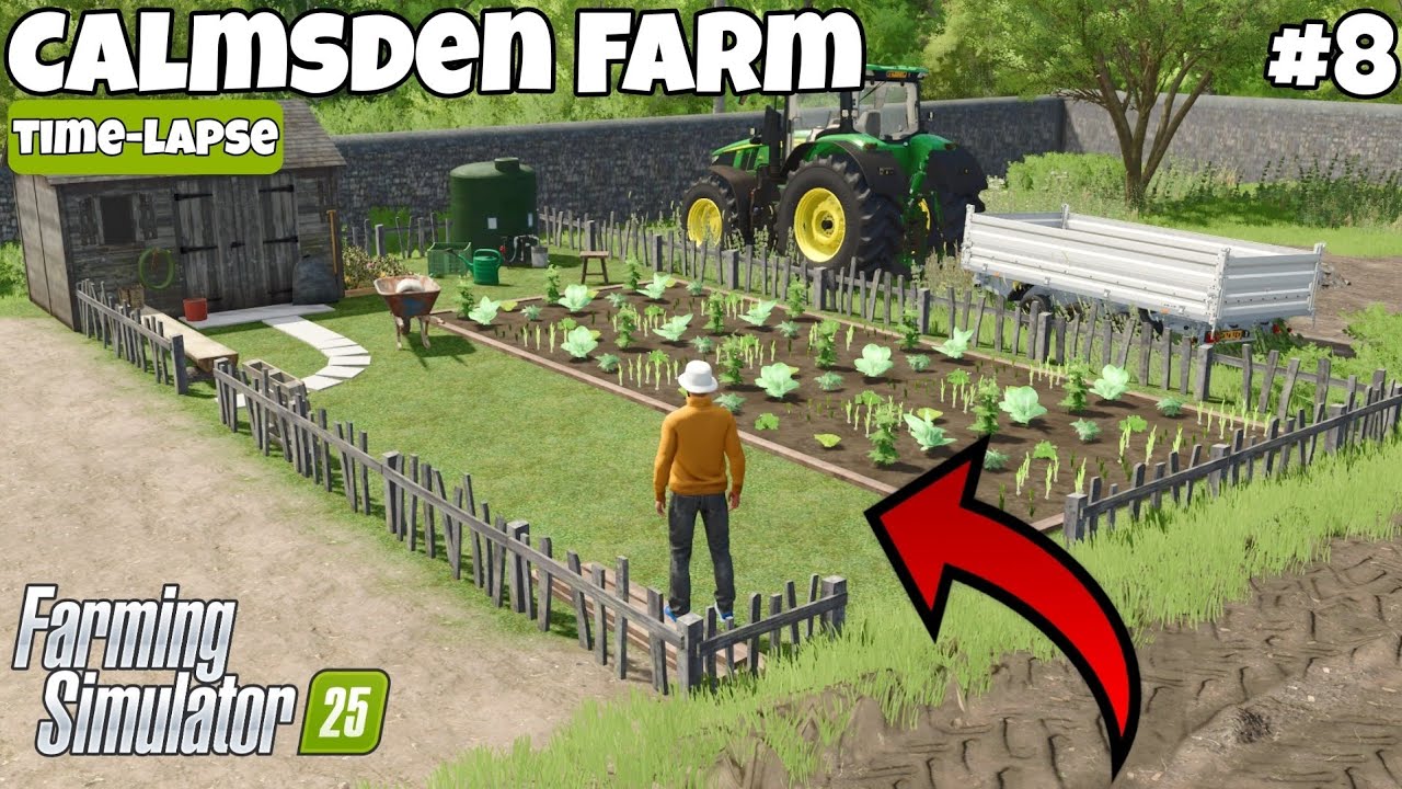 Build a Green House and 🐑 Sheep Pasture | Calmsden Farm | Farming ...
