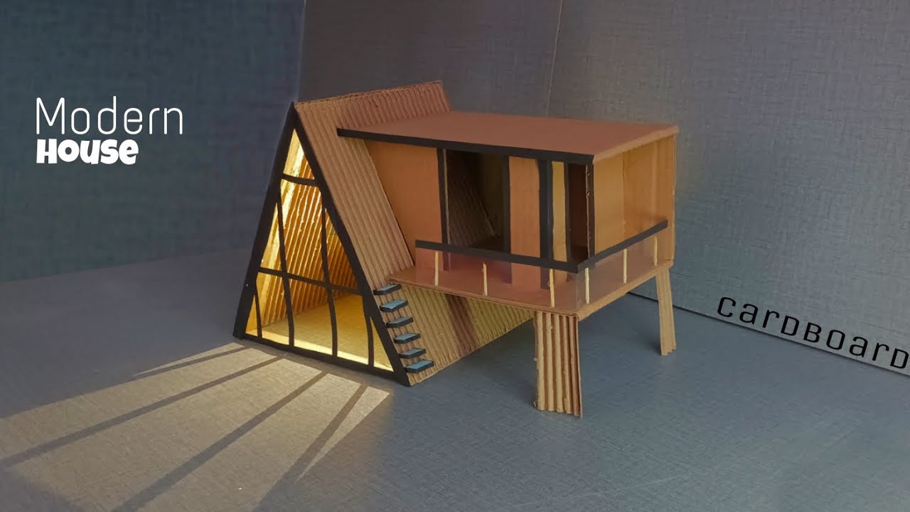 Create A Modern Artistic Cardboard House Design | एक आधुनिक कलात्मक ...