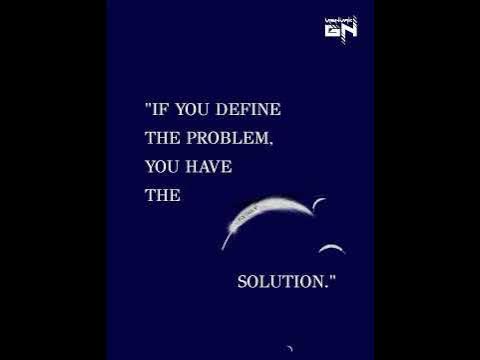 "IF YOU DEFINE THE PROBLEM, YOU HAVE THE SOLUTION." | GN26LV - YouTube