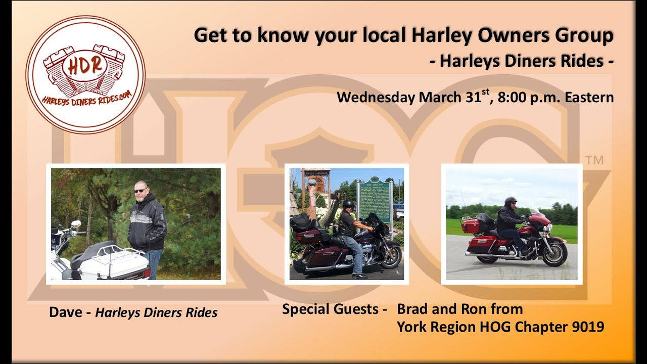 Get to know your local Harley Owners Group - YouTube