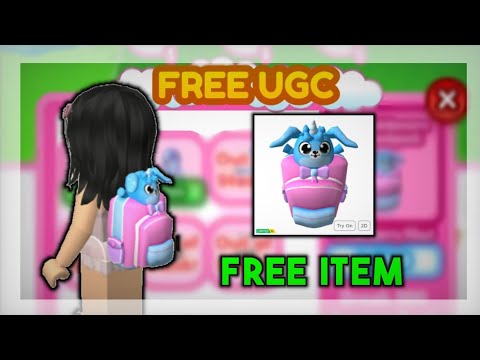 How to get FREE Rainbocorn Pet Backpack in Roblox! FREE UGC 2024 ...