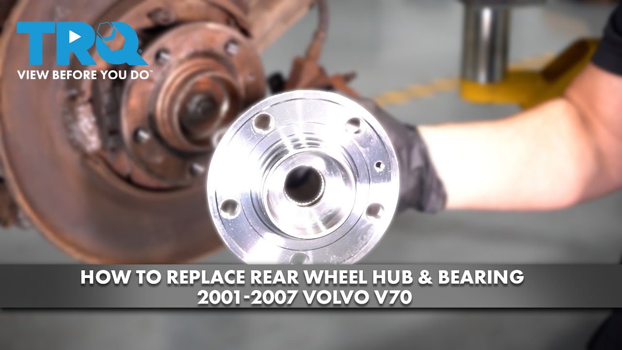 How to Replace Rear Wheel Hub Bearing 2001-2007 Volvo V70 | 1A Auto