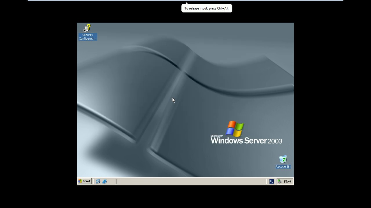 Windows Server 2003 Web Edition IN VMware Workstation 8 - YouTube