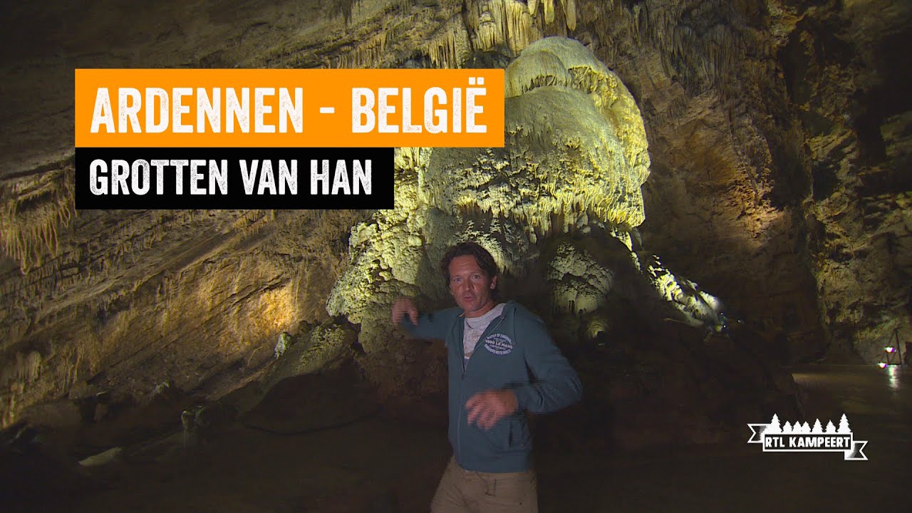 Grotten van Han I Ardennen België tijdens kampeervakantie met RTL ...