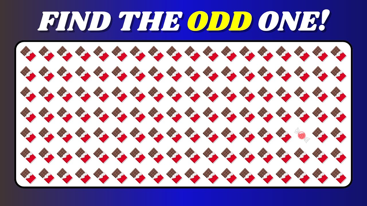 Find the Odd One Out | Sweet Edition 🧁🍧🍫 - YouTube