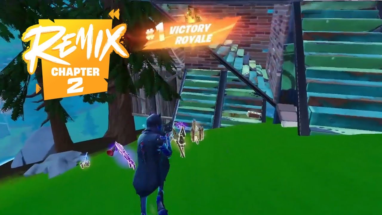First Win of the Season! Fortnite Chapter 2 Remix Gameplay - YouTube