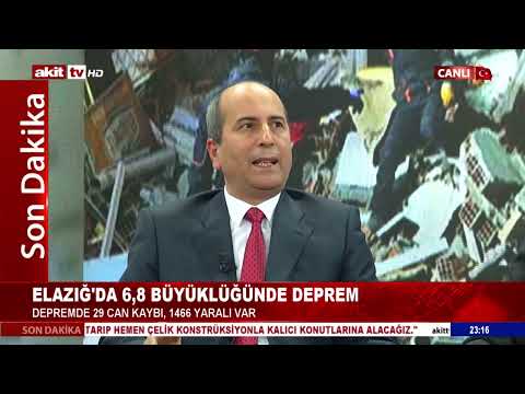 ELAZIĞ’ DA 6.8 BÜYÜKLÜĞÜNDE DEPREM !!!