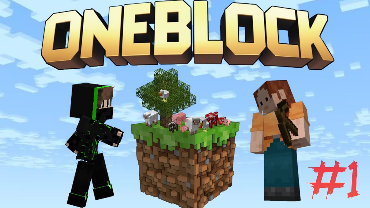 First day of Oneblock world | With a new friend Ind_Mini in Oneblock | Minecraft Oneblock series ...