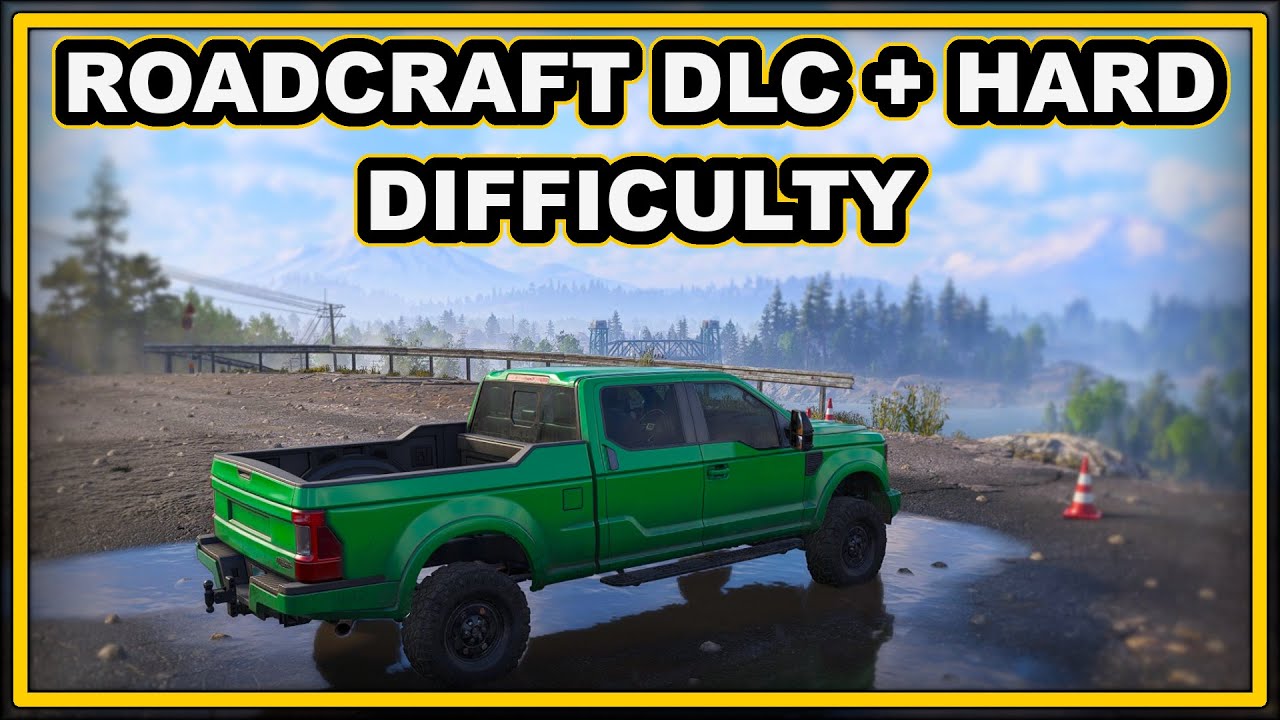 RoadCraft DLC + Hard difficulty gameplay - YouTube