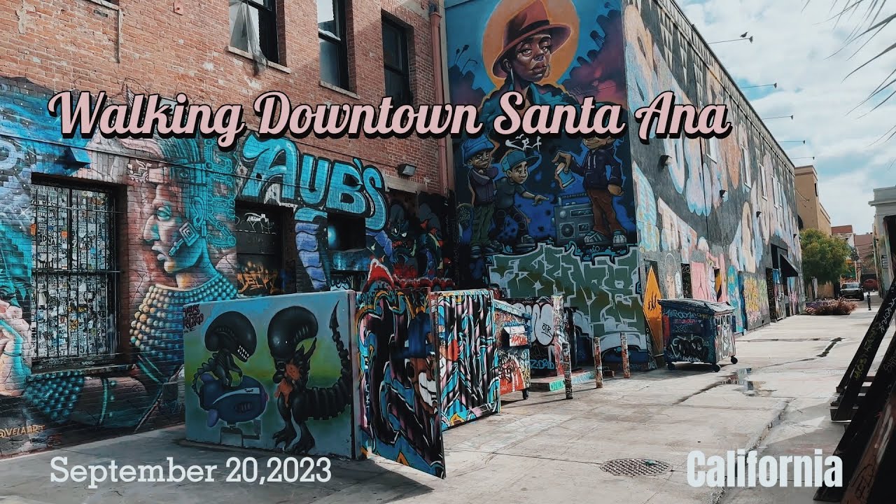 Morning walk through historic downtown Santa Ana, California | Orange ...