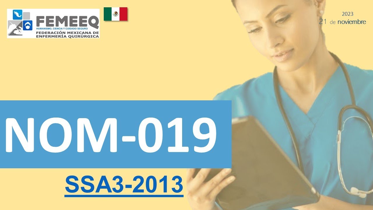 Responsabilidad profesional en enfermería y la NOM 019 - YouTube