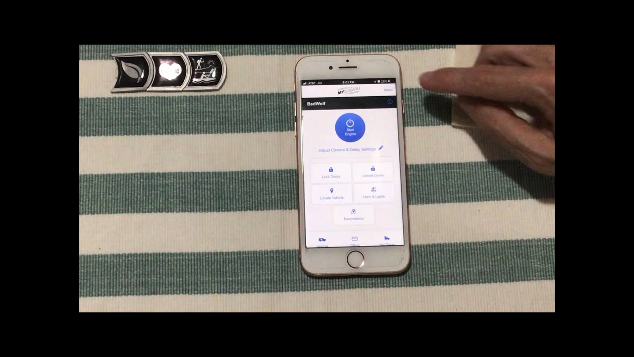 MySubaru App and adding an Authorized User - YouTube
