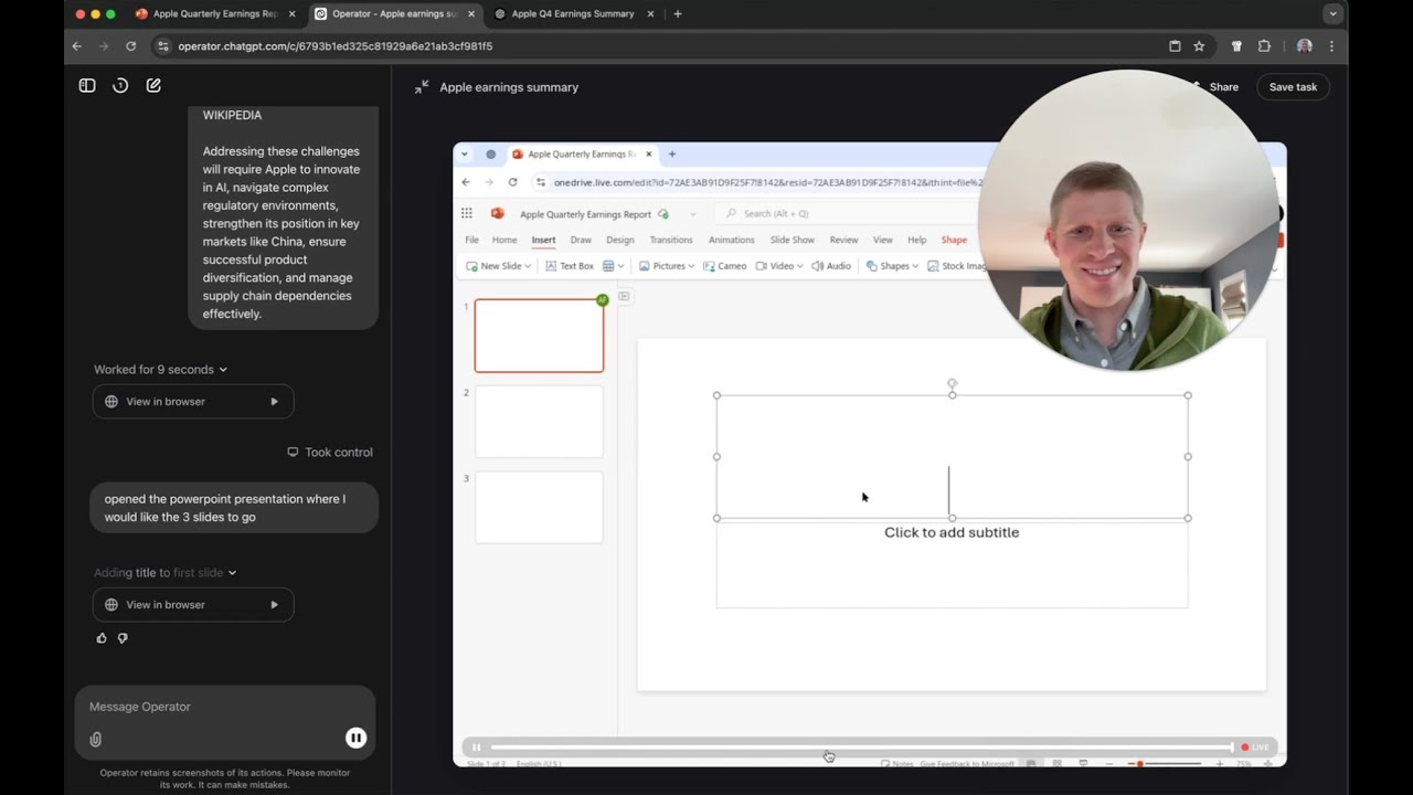 Testing ChatGPT Operator's PowerPoint Skills - YouTube