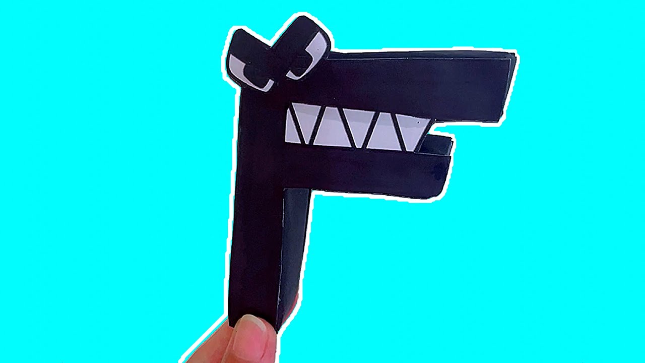 Paper Craft | Alphabet Lore F | SPANISH alphabet lore | Adrian's ...