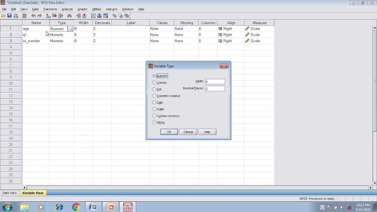 Introduction to spss - YouTube