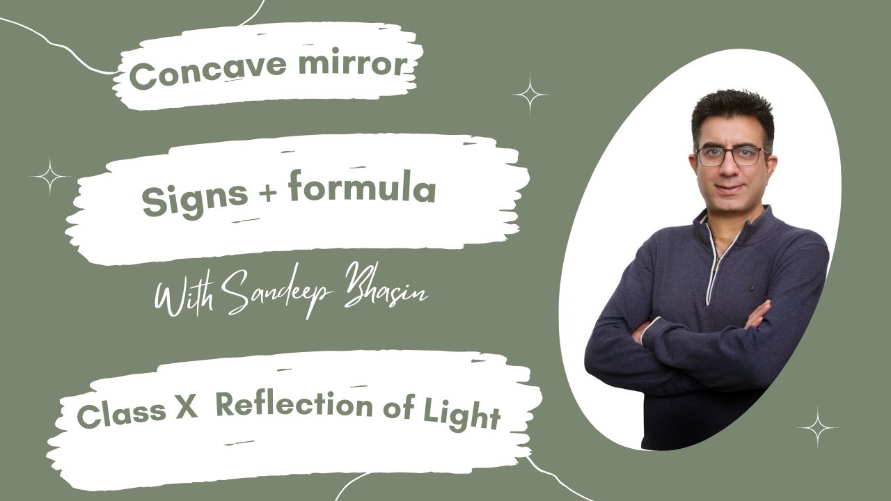 Reflection of Light: concave mirror: signs and mirror formula - YouTube