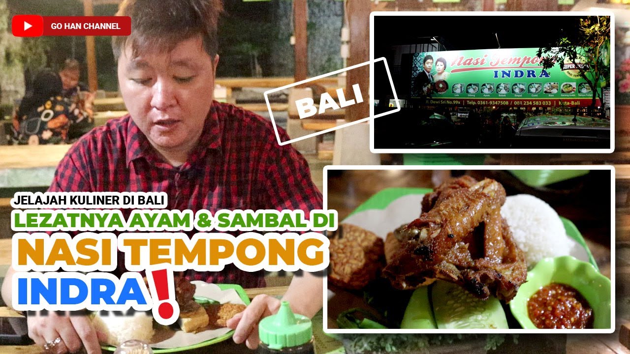 Nasi Tempong Indra Bali - YouTube