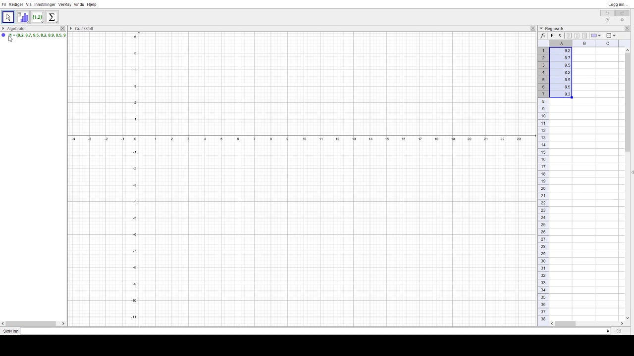 Standardavvik i GeoGebra - YouTube