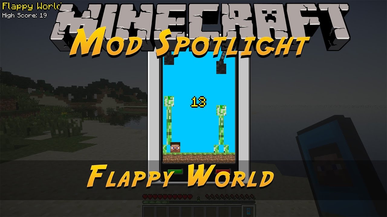 Minecraft Mod - Flappy World! - YouTube