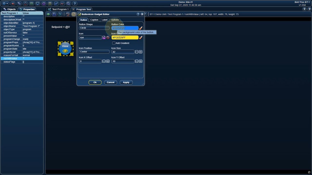 BT-1 Programs - Interacting - YouTube