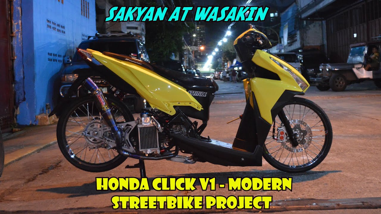 Honda Click-V1 Modern StreetBike Project | Viel Thaiparts | 17s Culture ...