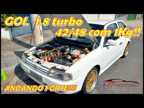 GOL TURBO 1kg de pressão 42/48 acelerando BBS 17 na FIXA AP 1.8