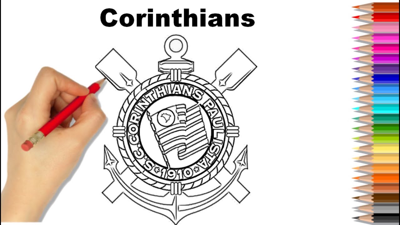 Como Desenhar o escudo do Corinthians - Símbolo da bandeira do Sport ...