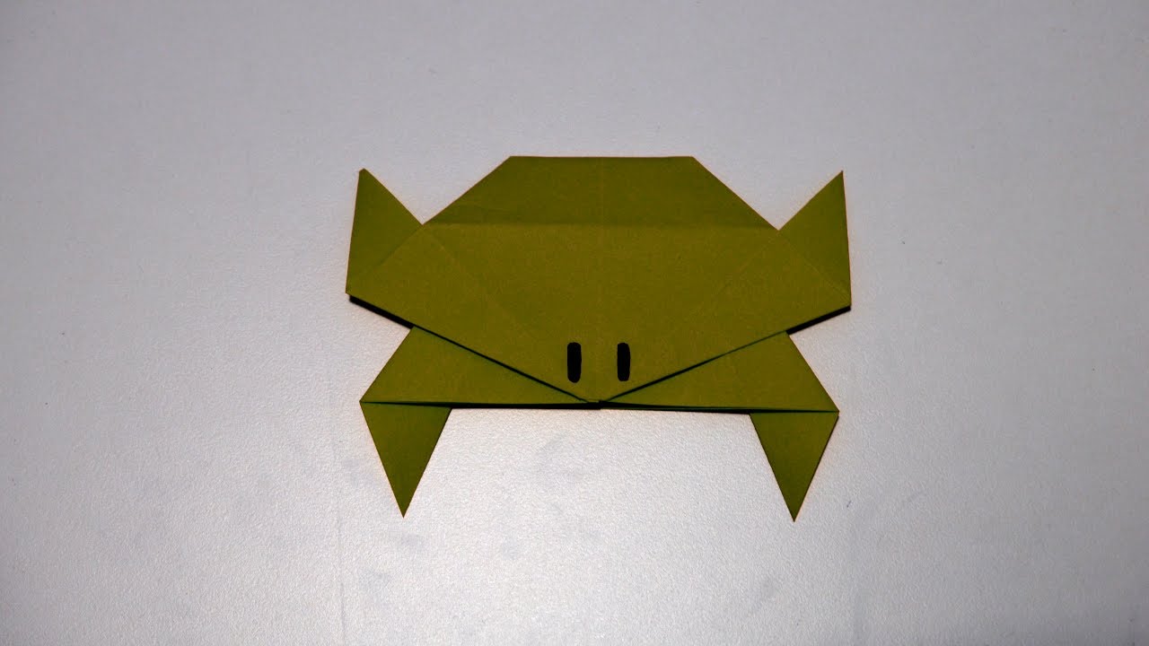 How to make a Paper Crab | Easy craft | DIY crafts | Origami papercraft ...