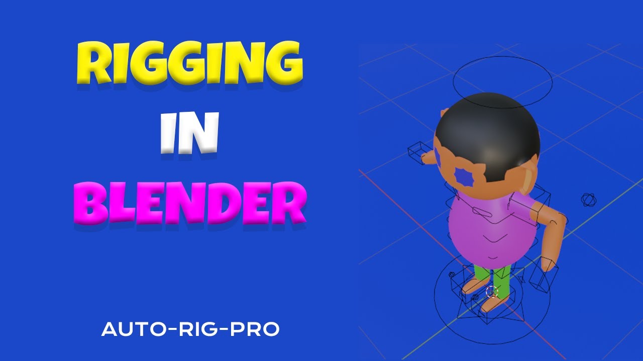 Rigging Animation with Auto Rig Pro Blender - YouTube