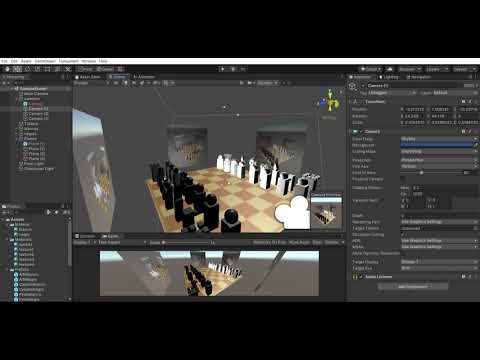 Camera Target Textures Unity 2019.3.12 - Chess Scene - YouTube